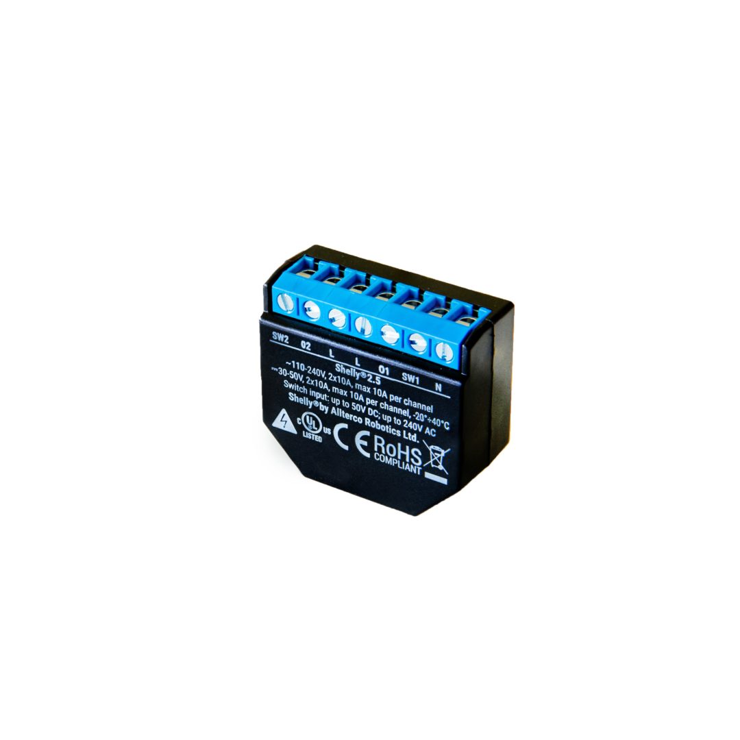 Shelly 2.5 Double Relay or Roller Shutter – Innovo